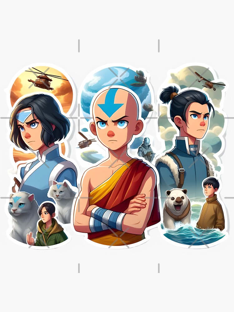 "Avatar the Last Airbender" Sticker for Sale by Suissino | Redbubble