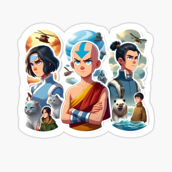 "Avatar the Last Airbender" Sticker for Sale by Suissino | Redbubble