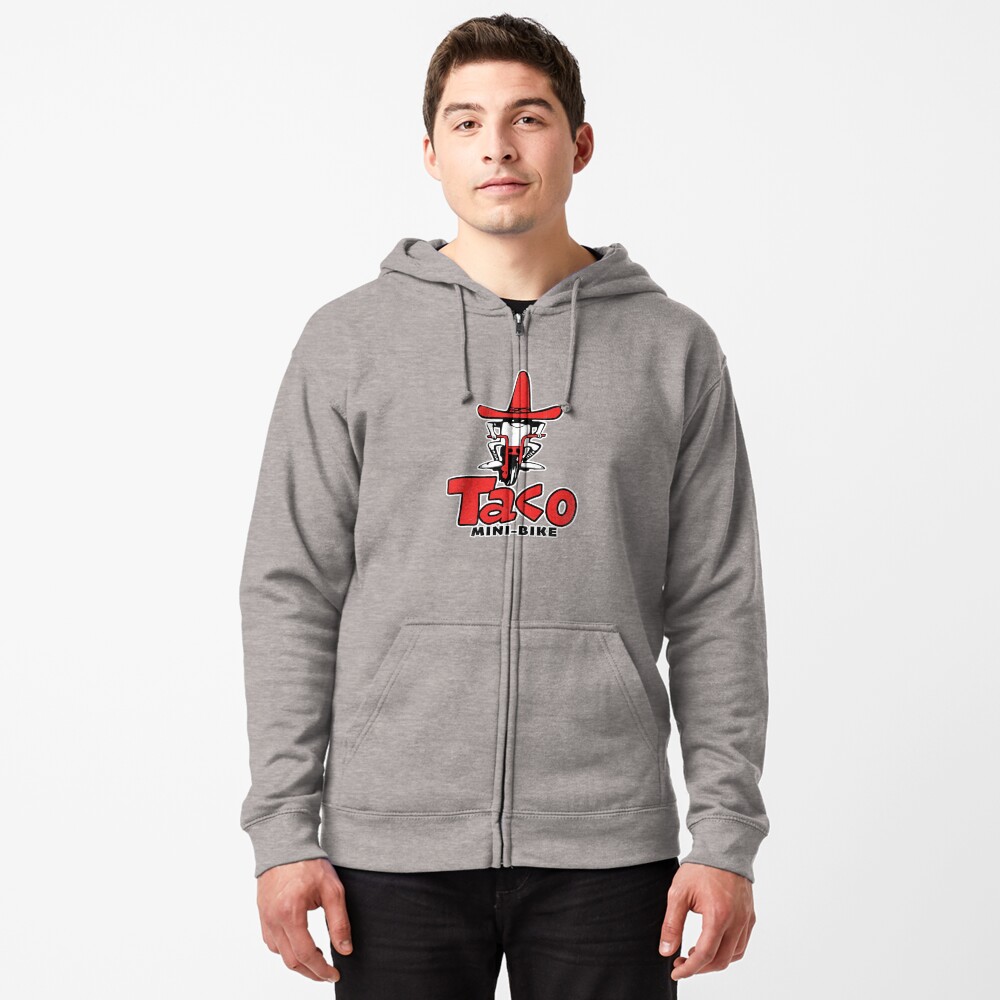 "Taco Mini-Bikes, Distressed" Sticker for Sale by royalfixxx | Redbubble