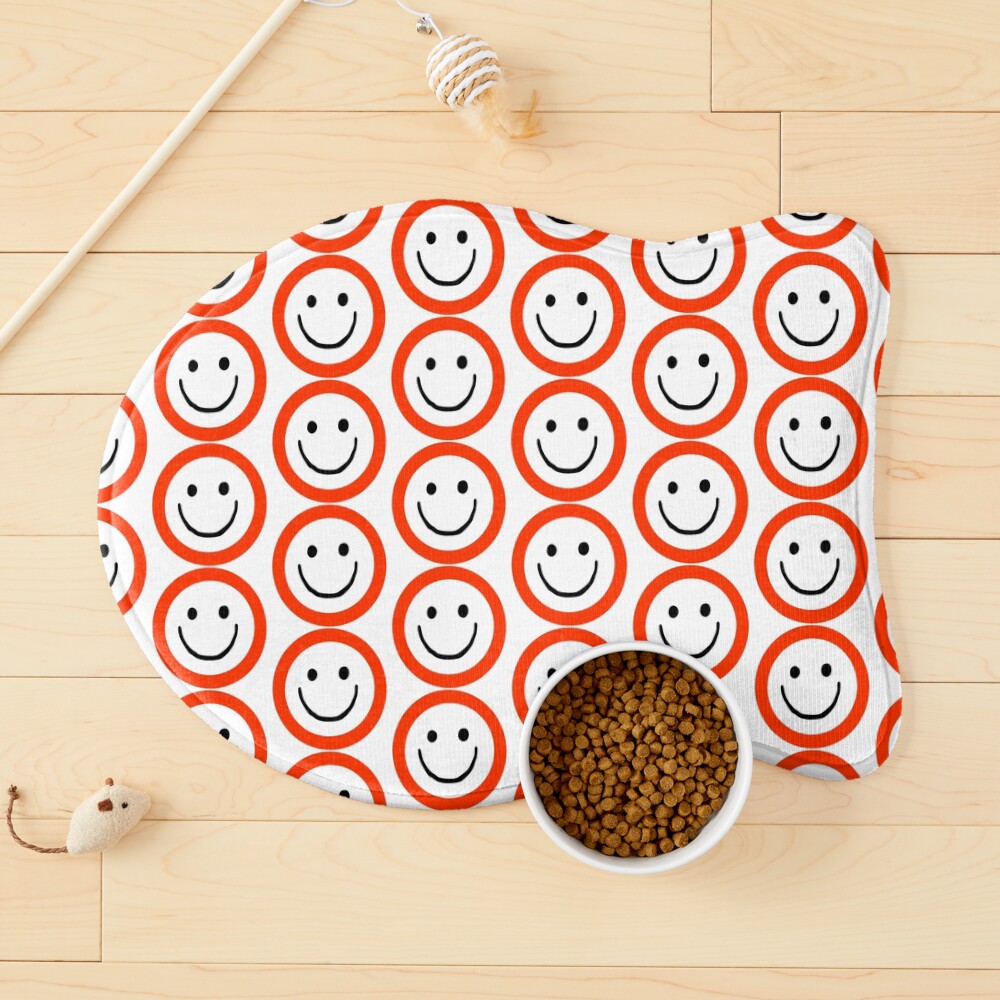 "Red Circle Smiley" Sticker for Sale by VanityLove722 | Redbubble