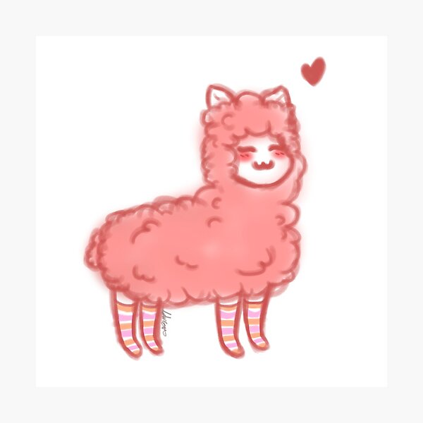 Chibi Alpaca Photographic Prints | Redbubble