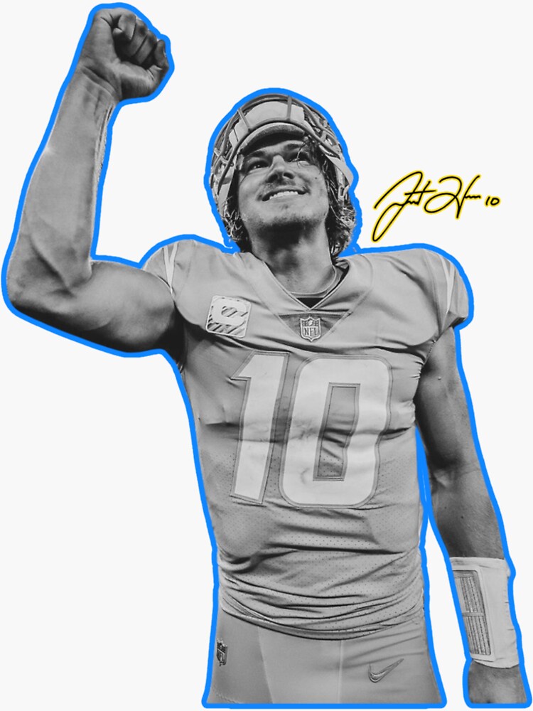 "Justin Herbert" Sticker for Sale by paisleydesigns | Redbubble