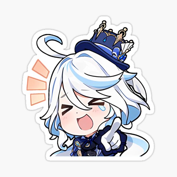 "Furina Genshin a Furina Genshin a Furina Genshin" Sticker for Sale by ...