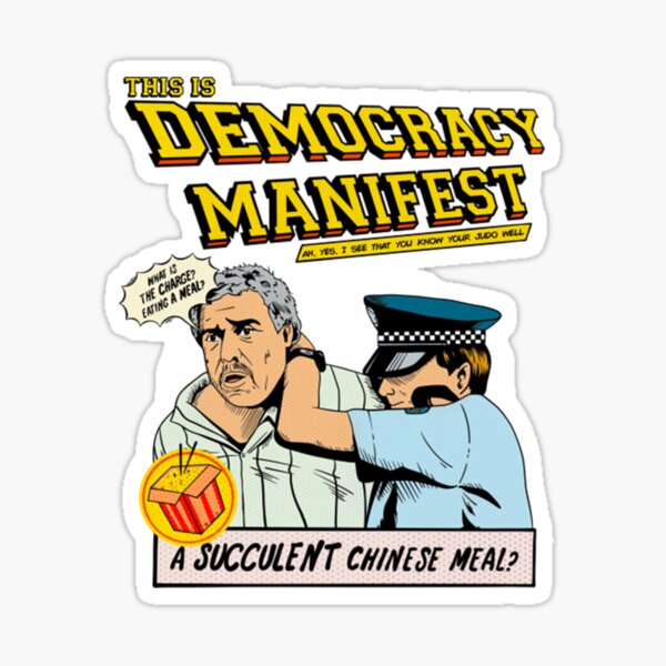 "This Is Democracy Manifest - Democracy Manifest" Sticker for Sale by ...