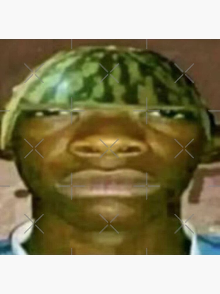 "Watermelon Helmet" Sticker for Sale by DetectiveChase | Redbubble