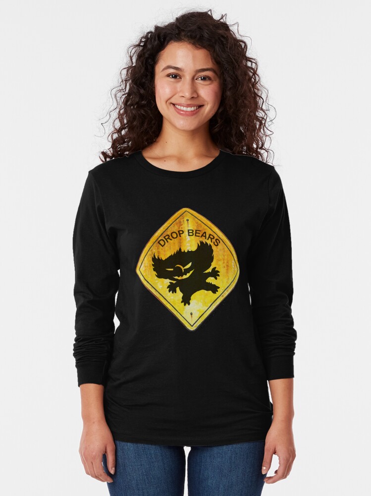 "Drop Bear Sign" T-shirt by mythicaustralia | Redbubble