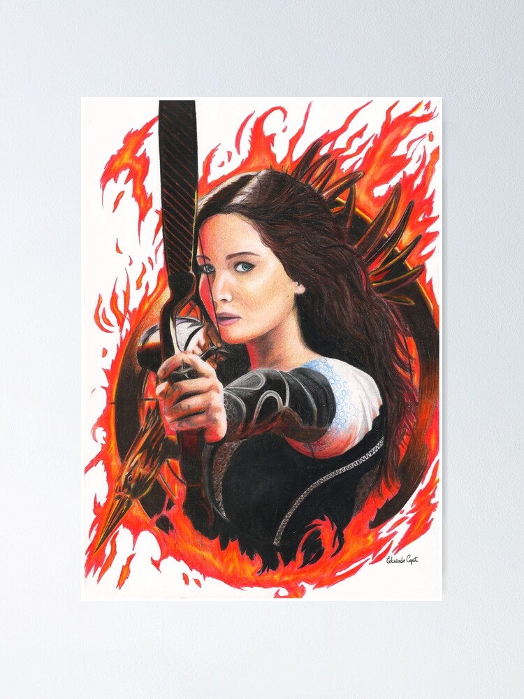 "Katniss Everdeen" Poster for Sale by Eduardocopati | Redbubble