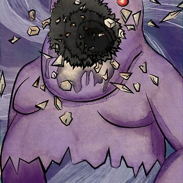 "Aethon, Unslakable Thirst" Sticker for Sale by Optical Pollusion by ...