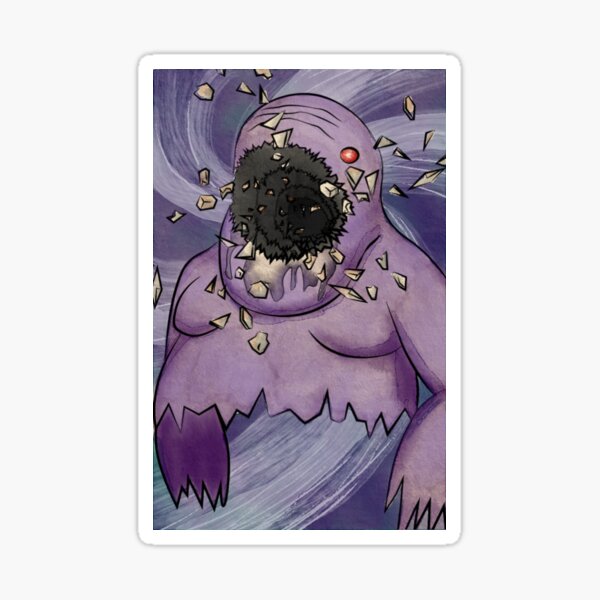 "Aethon, Unslakable Thirst" Sticker for Sale by Optical Pollusion by ...
