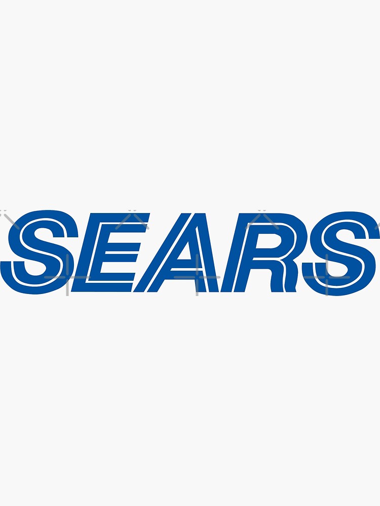 "90’s Sears Logo" Sticker for Sale by TheRDA | Redbubble