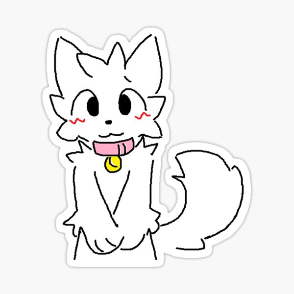 "Boykisser :3" Sticker for Sale by GekomsuFuzzy | Redbubble