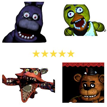 "FNAF Jumpscare Sticker Pack" Sticker for Sale by Jaques-World | Redbubble