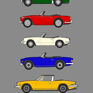 "Sporting Triumphs (Triumph Sports cars) Classic Car Collection" Poster ...