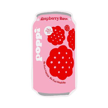 "Poppy Raspberry Rose" Sticker for Sale by sivanamir | Redbubble