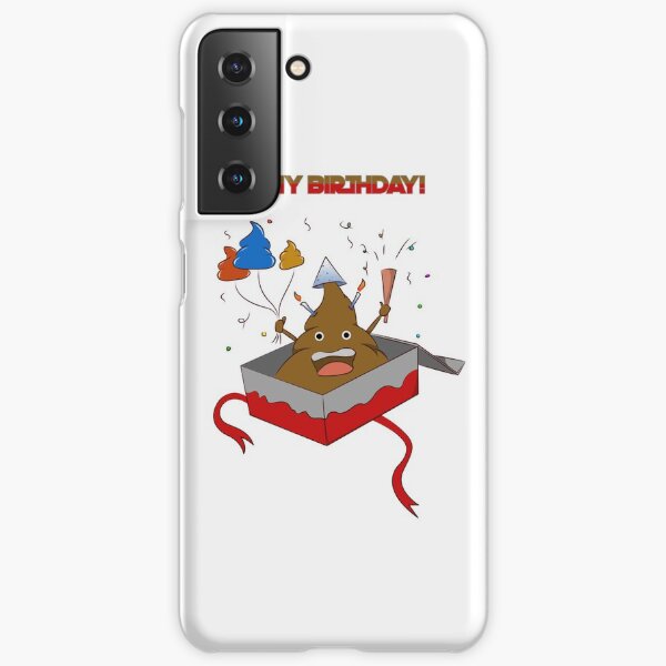 "It's My Birthday Poop Emoji T-Shirt " Samsung Galaxy Phone Case for ...