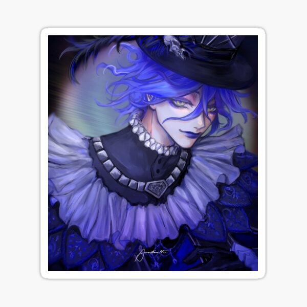 "Idia Masquerade Print" Sticker for Sale by aorita | Redbubble