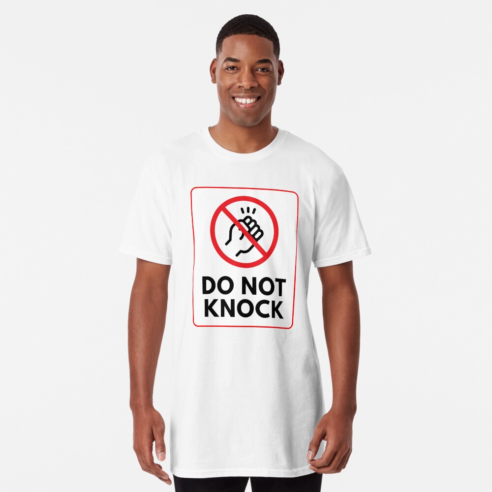 "Do Not Knock Sign" Sticker for Sale by Sachithra Munasinghe | Redbubble