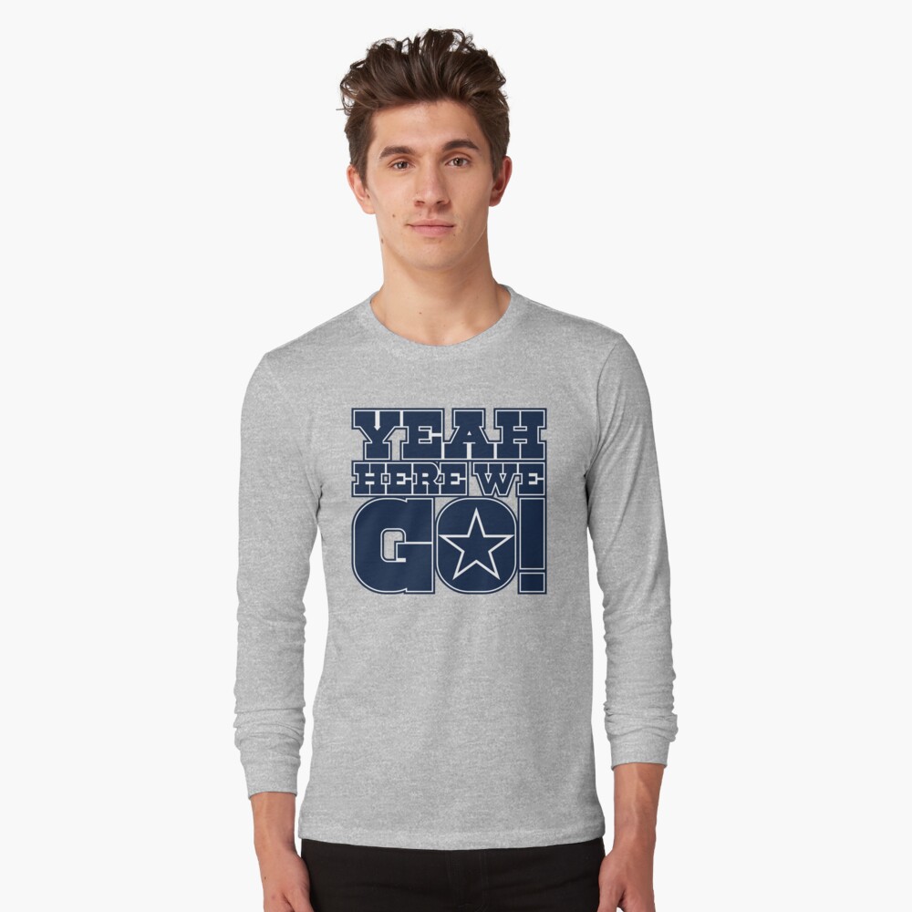 "Dallas Cowboys: Dak Prescott "Yeah, Here We Go!"" Sticker for Sale by ...