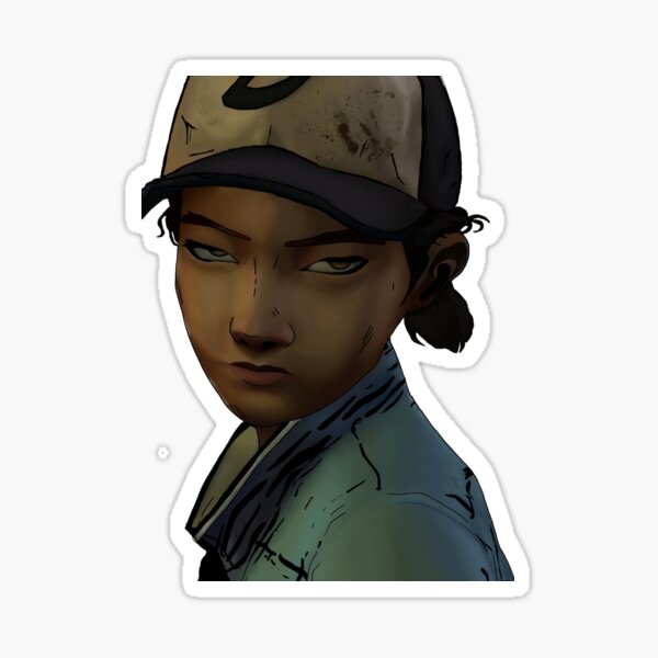 "Clementine The Walking Dead" Sticker for Sale by evalis23 | Redbubble