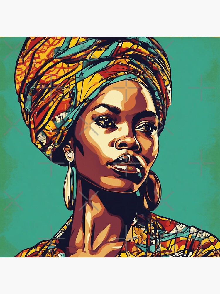 "Amari Pop Art Portrait" Sticker for Sale by Yzakreativ | Redbubble