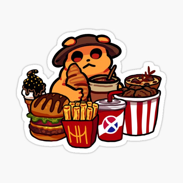 "Gourmand Food Quest" Sticker for Sale by Pansear | Redbubble