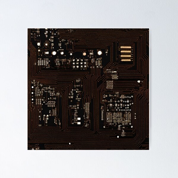 "Electronic circuits have some old rust. Has a transistor and resistor ...