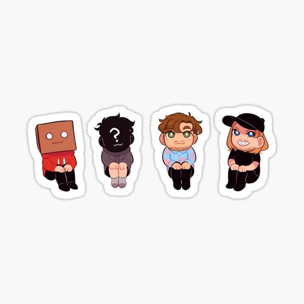 "goons sitting set" Sticker for Sale by qwoisan | Redbubble
