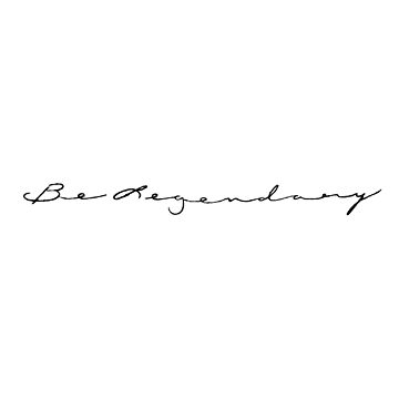 "Be Legendary Devin Booker Tattoo" Sticker for Sale by Ricardooperez ...
