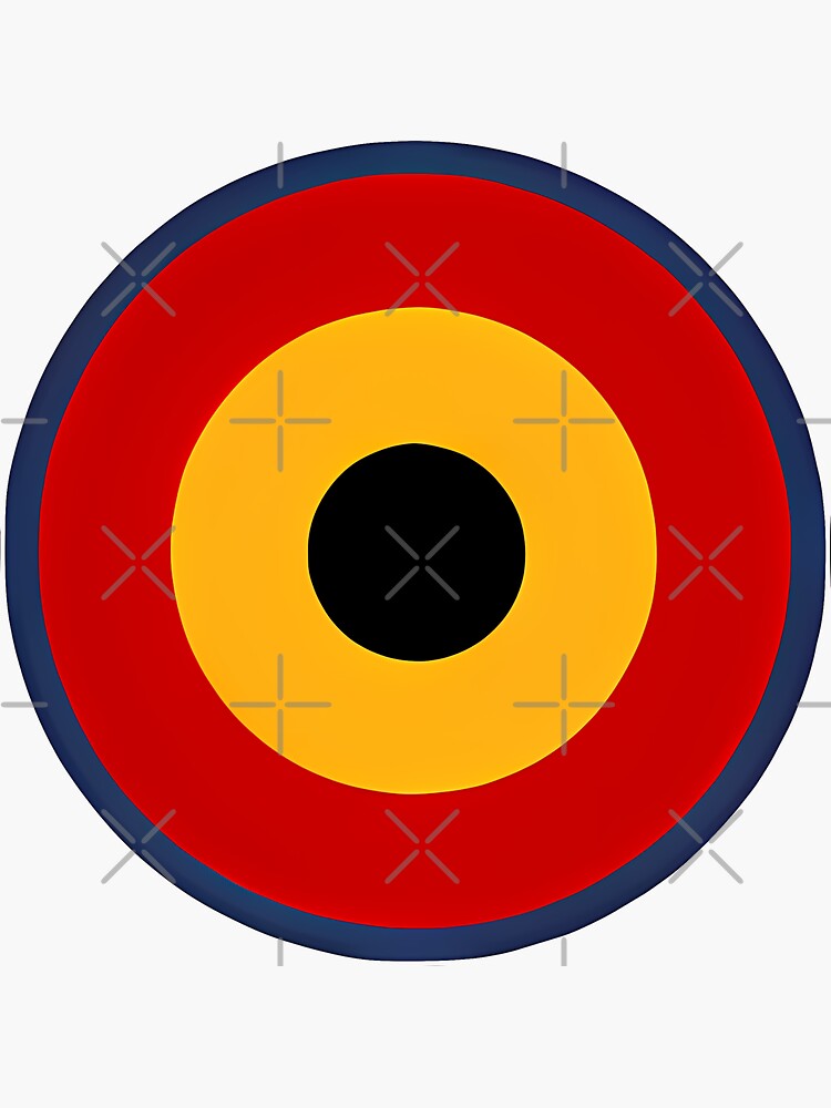 "Roundel of the Belgian Air Force" Sticker by ALaChasseBordel | Redbubble