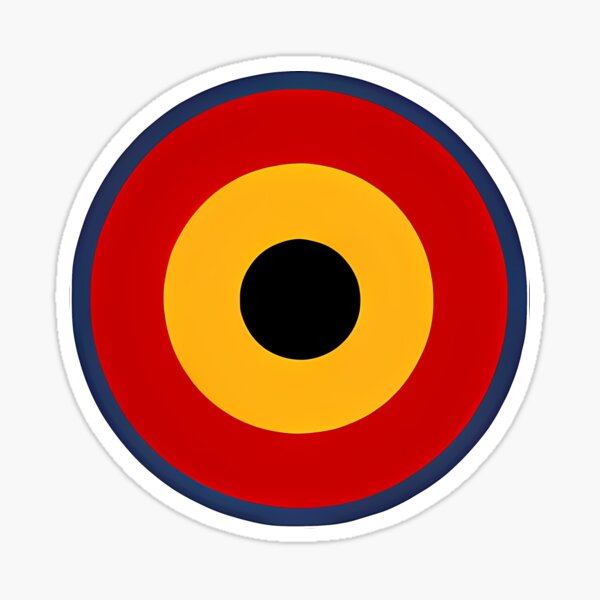 "Roundel of the Belgian Air Force" Sticker by ALaChasseBordel | Redbubble