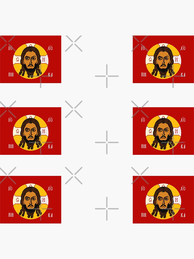 "Flag of the Mandylion Holy face of the Christ Pack" Sticker for Sale ...