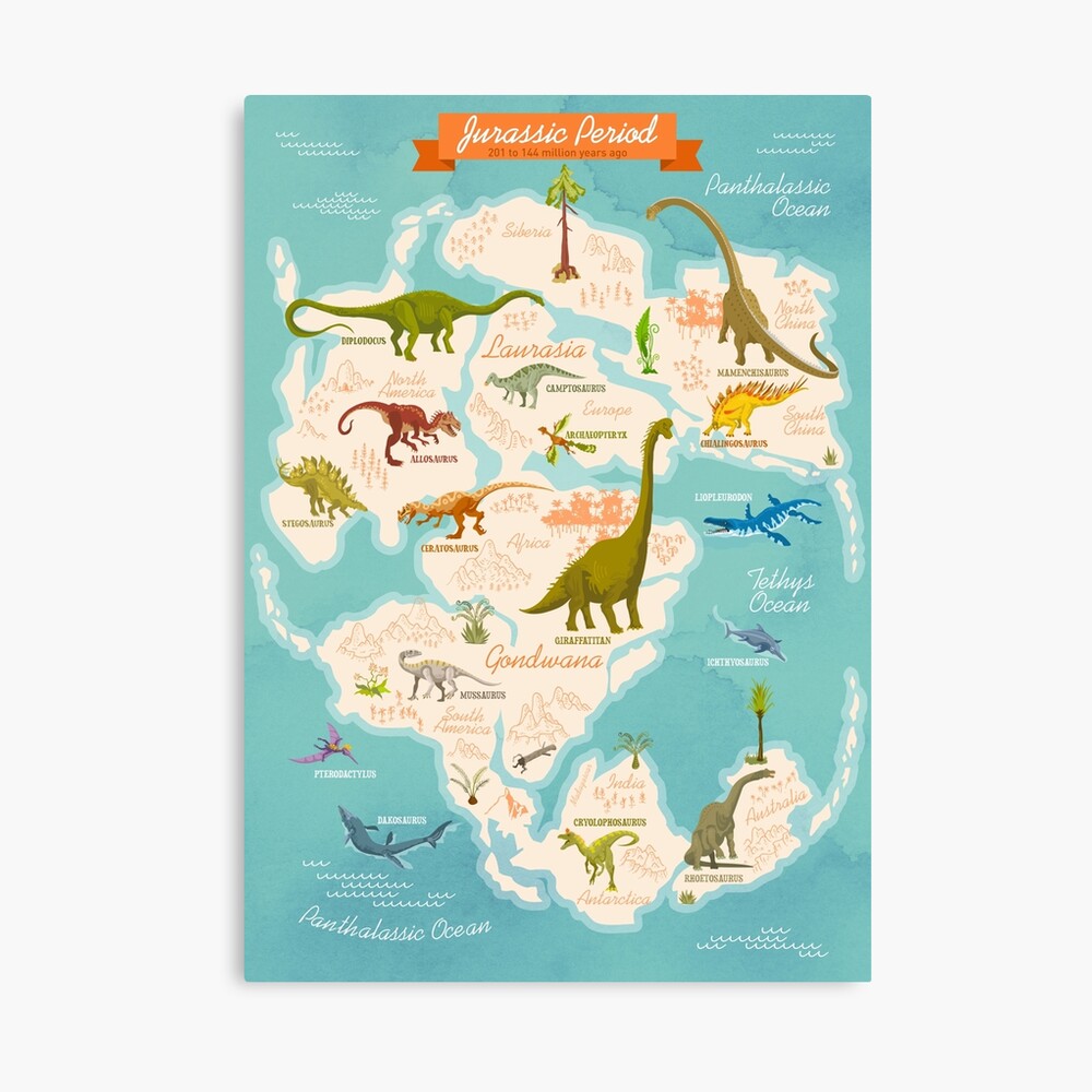 Map Of The World Jurassic Period 88 World Maps