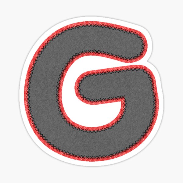 "Fabric Alphabet Letter G" Sticker for Sale by nuchz | Redbubble