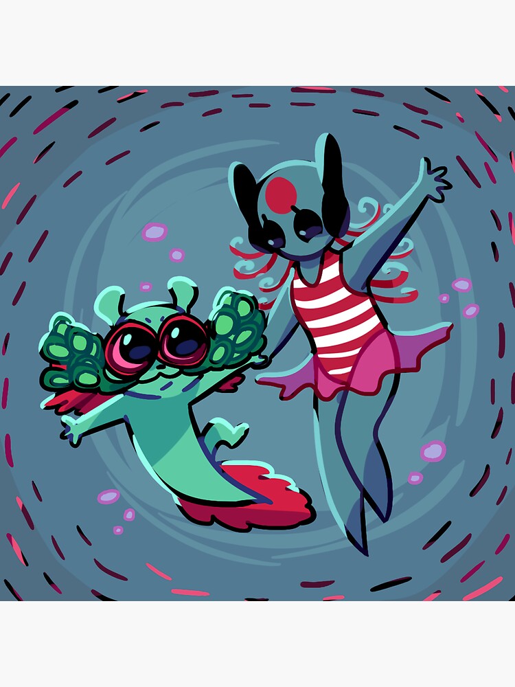 "Synchronized Swimming" Sticker for Sale by Pansear | Redbubble