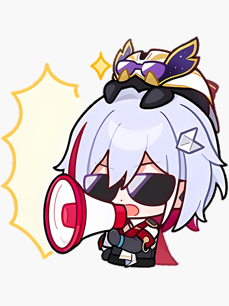 "Topaz Sticker #3 Honkai Star Rail" Sticker by Demray | Redbubble