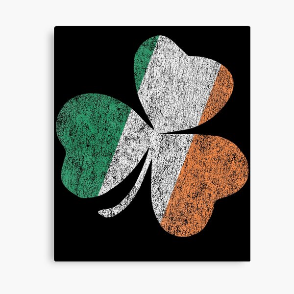 Vintage Irish Flag Wall Art | Redbubble