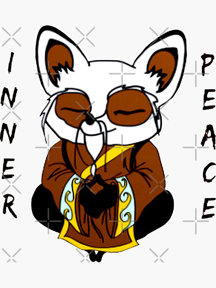 "SHIFU: Inner Peace (Kung Fu Panda Serenity)" Sticker for Sale by ...