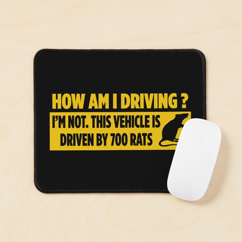 "How Am I Driving" Sticker for Sale by Walter-Jrr | Redbubble
