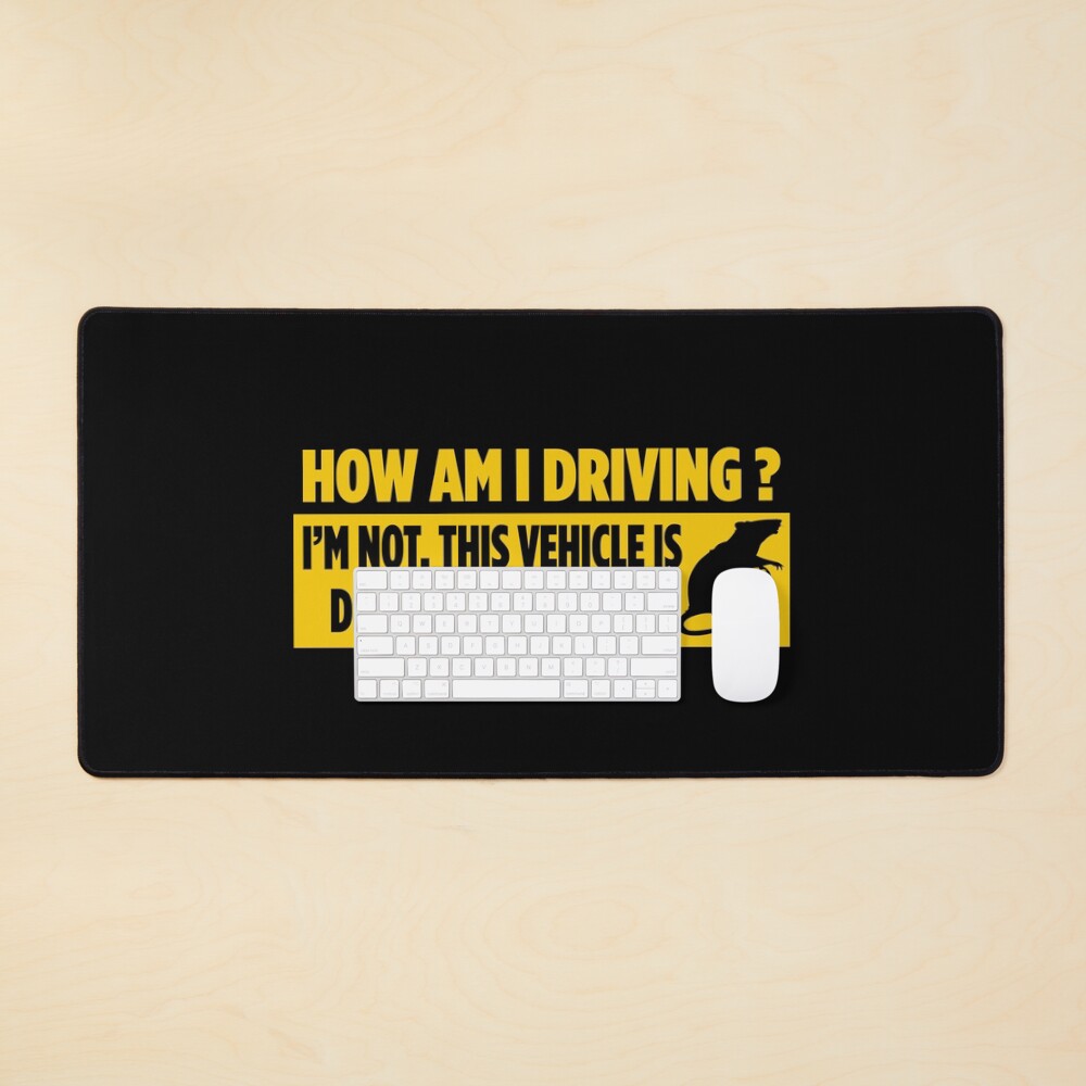 "How Am I Driving" Sticker for Sale by Walter-Jrr | Redbubble