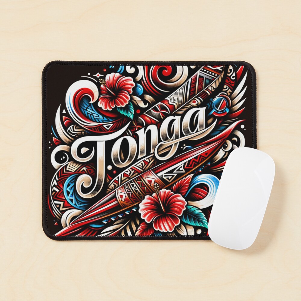 "Tonga Logo 1" Sticker for Sale by Doug-Healey-Art | Redbubble