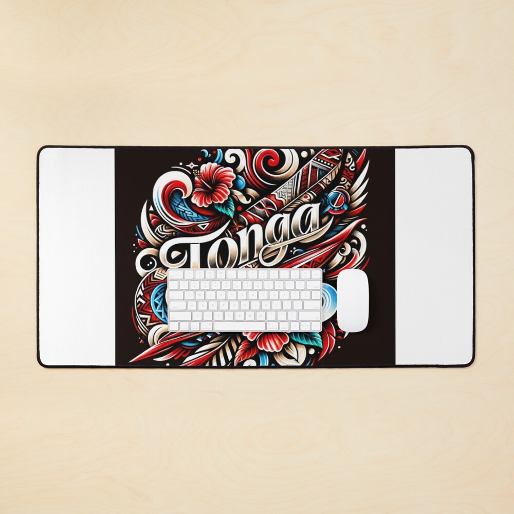 "Tonga Logo 1" Sticker for Sale by Doug-Healey-Art | Redbubble