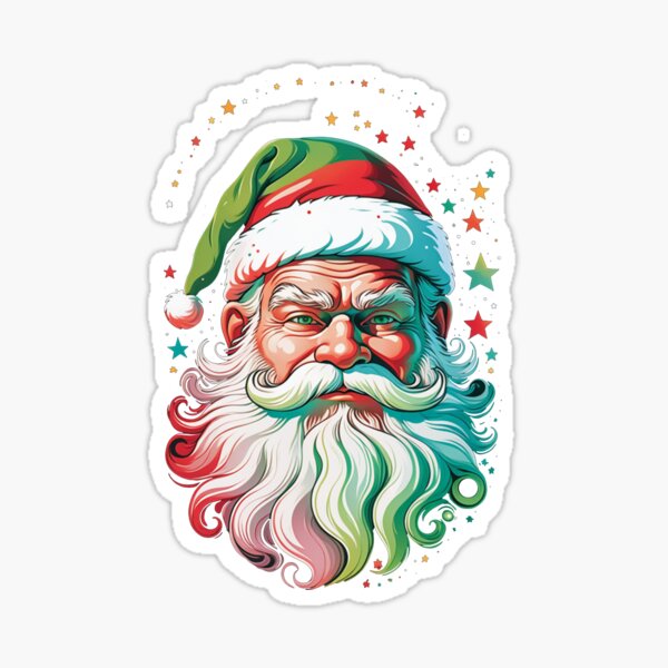 "Santa 2024" Sticker for Sale by HerdemDigiLife | Redbubble