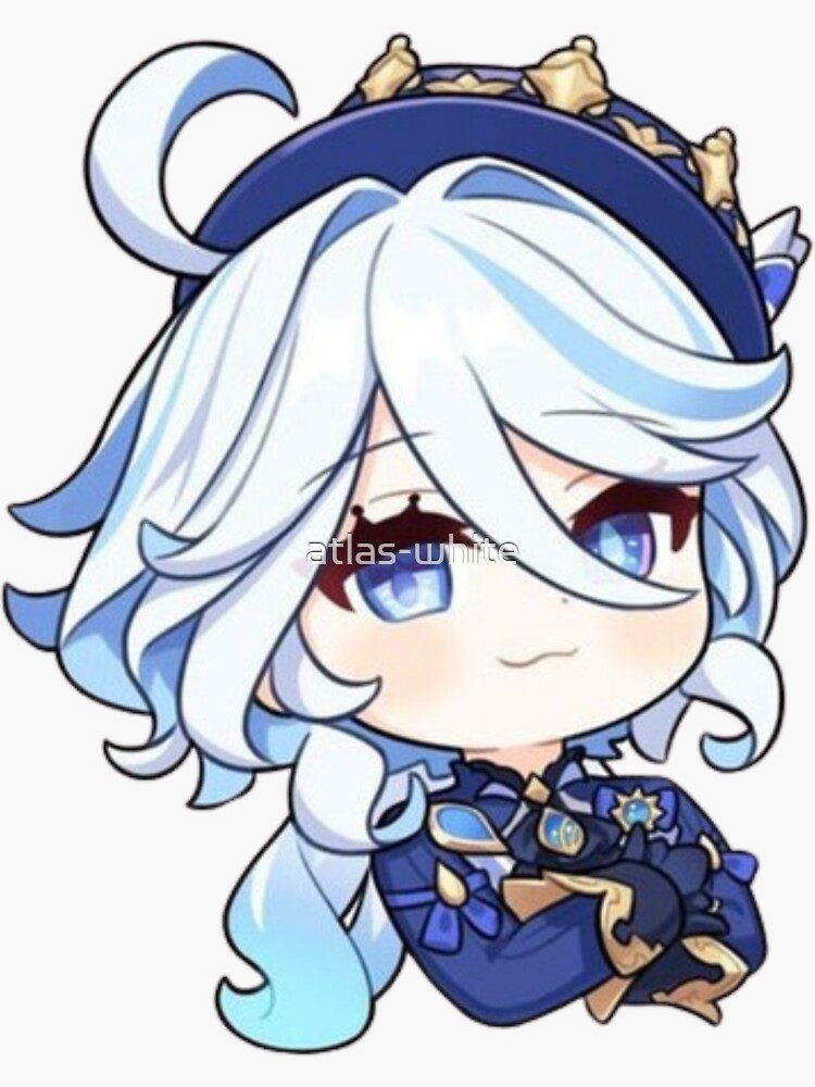 "Furina genshin impact｜furina genshin fanart ｜Decals Furina genshin ...