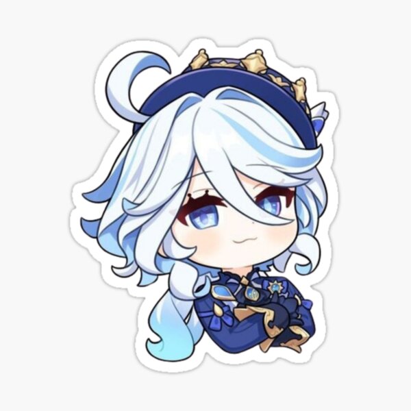 "Furina genshin impact｜furina genshin fanart ｜Decals Furina genshin ...
