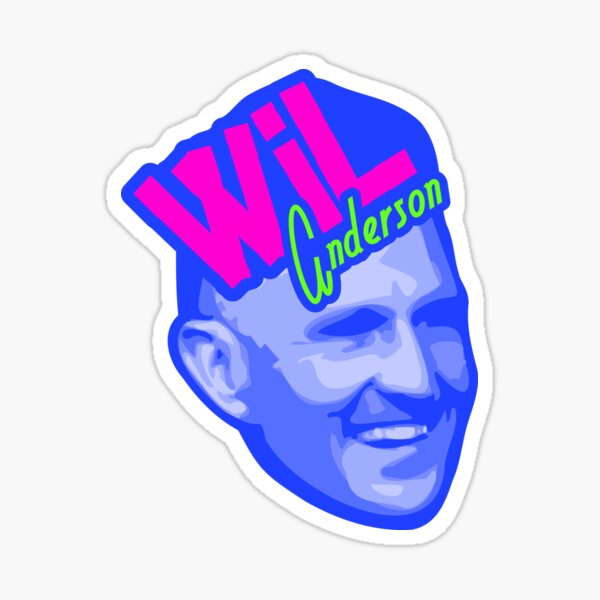 "Wil Anderson Comedian" Sticker for Sale by K3IL | Redbubble