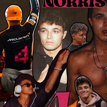 "Lando Norris Collage" Pillow for Sale by formu-ale1 | Redbubble