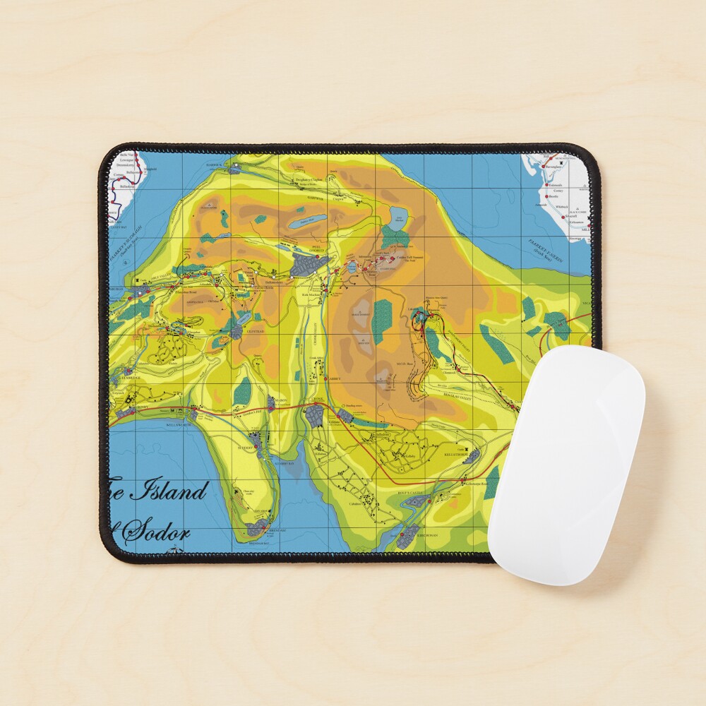 "Sodor Map" Poster for Sale by Toy-Ography | Redbubble