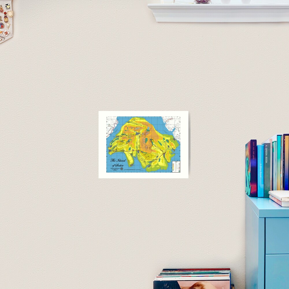 "Sodor Map" Poster for Sale by Toy-Ography | Redbubble