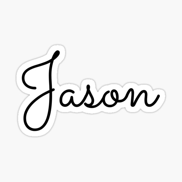 The Name Jason In Cursive
