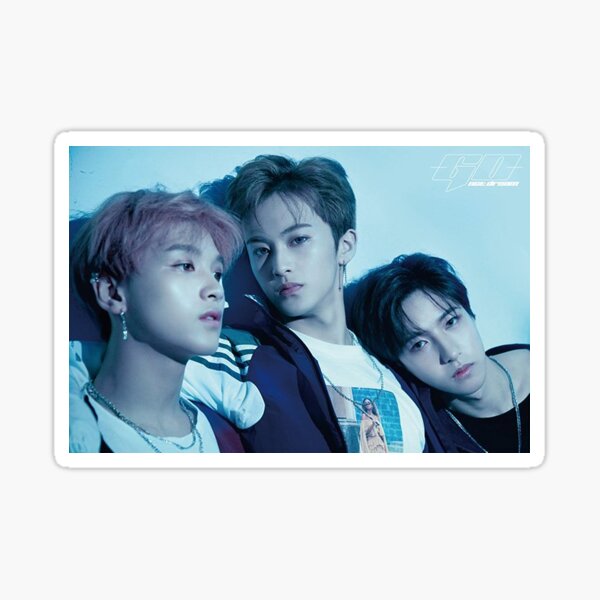 "NCT DREAM GO Haechan Mark and Renjun" Sticker for Sale by khalilahamer ...